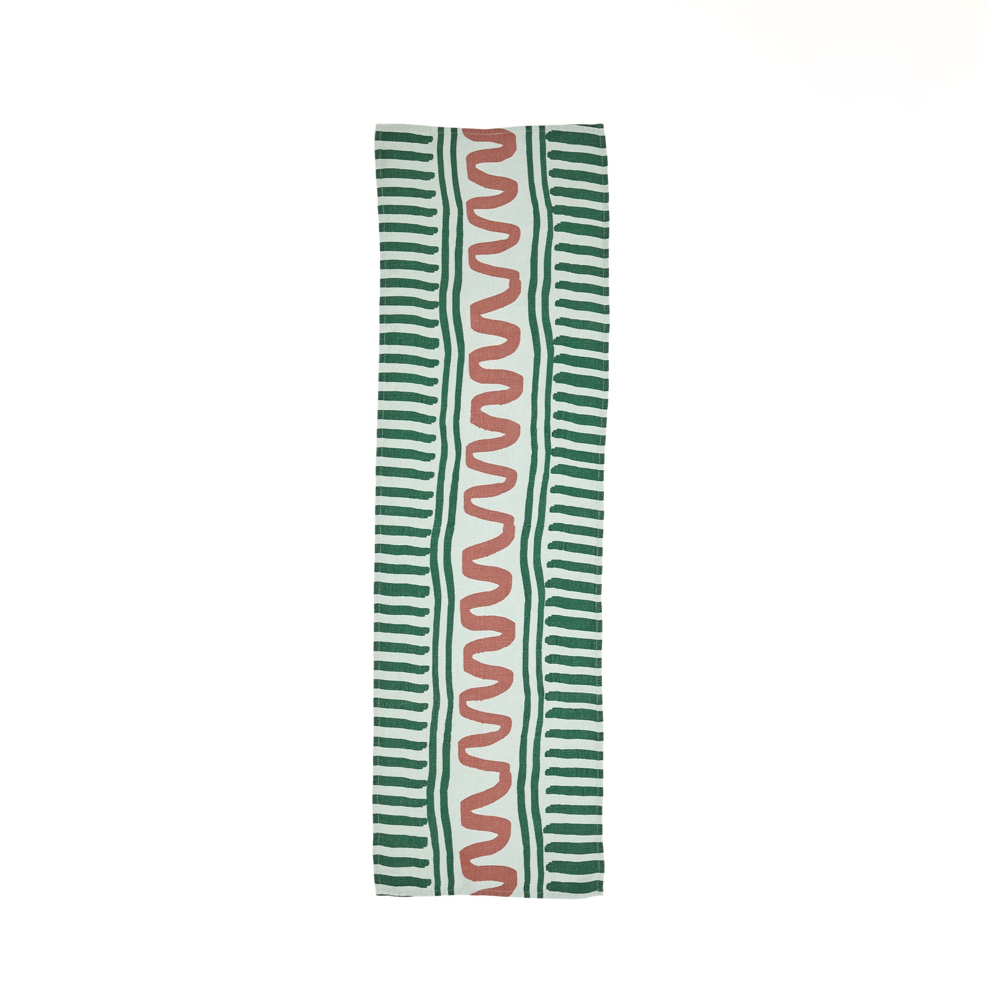 Escapism Wavy Linen Table Runner 150 x 45cm by TCS Studio – The Conran Shop