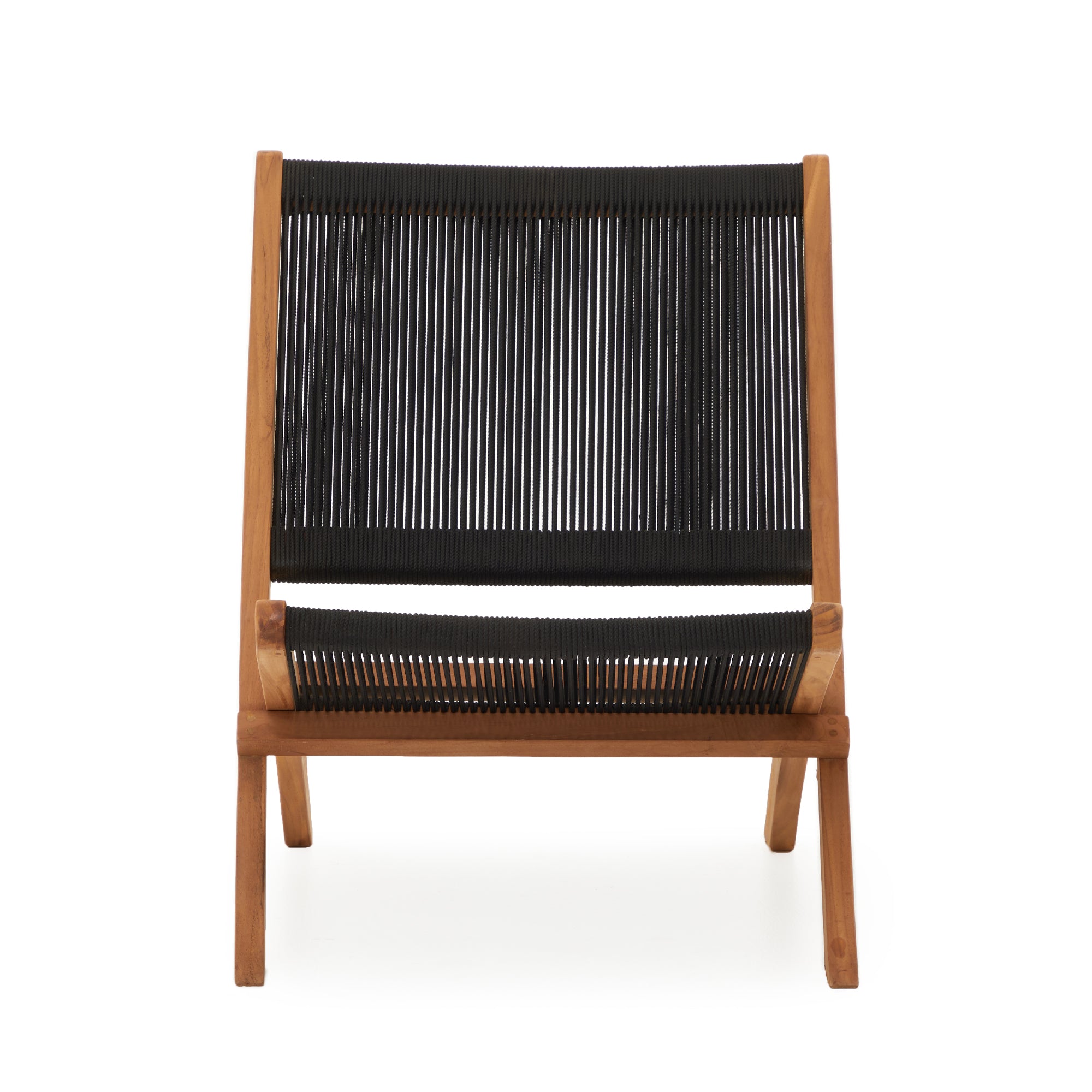Folding Rope Lounge Chair in Black – The Conran Shop