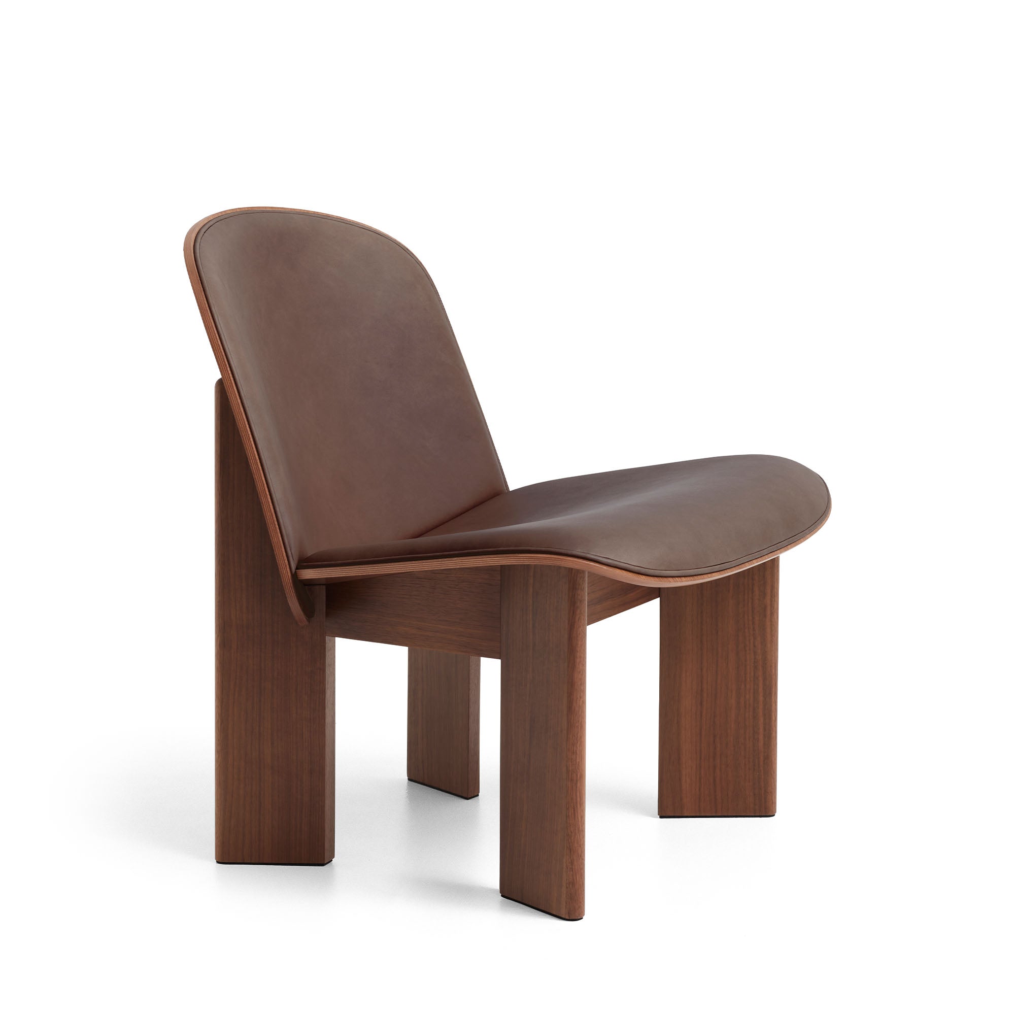 Chisel Lounge Chair - Lacquered Walnut by Hay – The Conran Shop