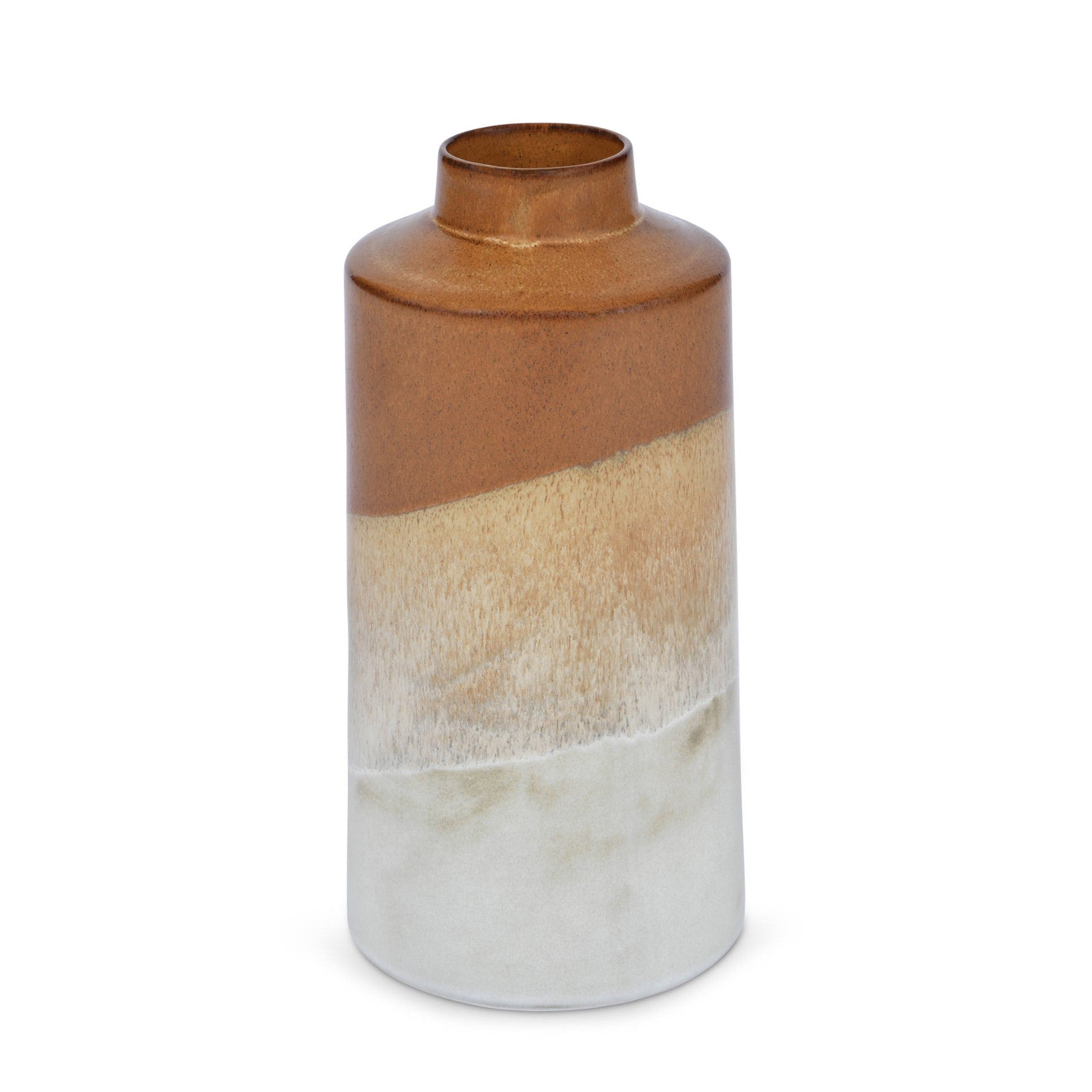 Wide Aoki Vase Mixed Brown by TCS Studio – The Conran Shop