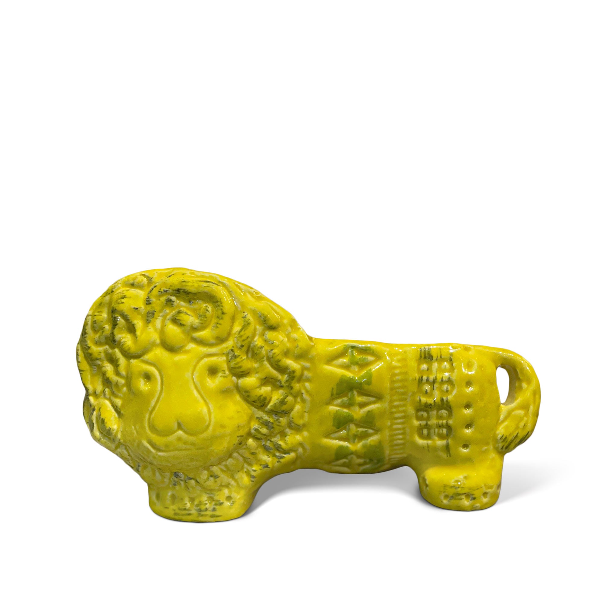 Lion Figure in Rimini Yellow by Bitossi Ceramiche – The Conran Shop