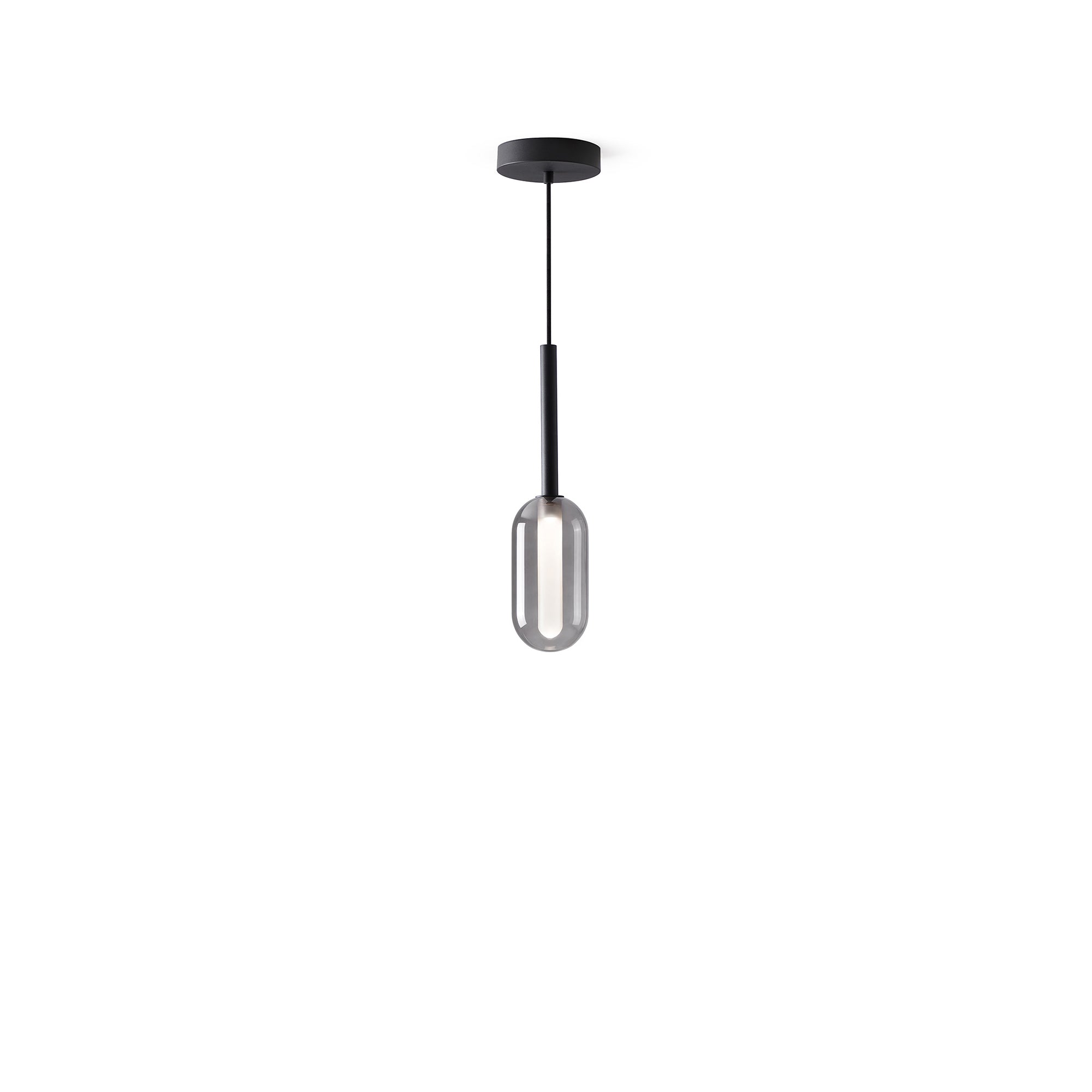 Droplet Dimmable Single Ceiling Light Smoked Glass by TCS Studio – The ...