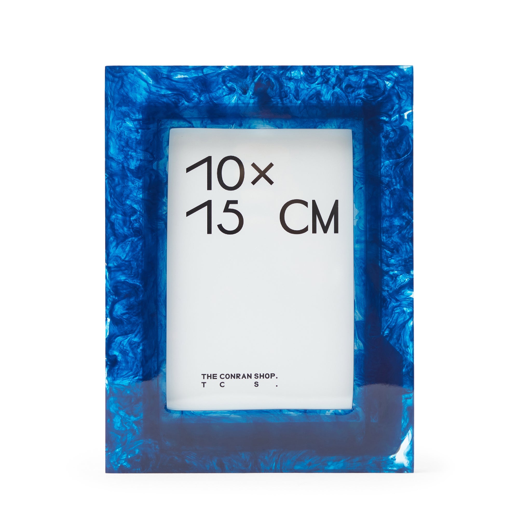 Resin Photo Frame 10 x 15cm in Blue by TCS Studio – The Conran Shop