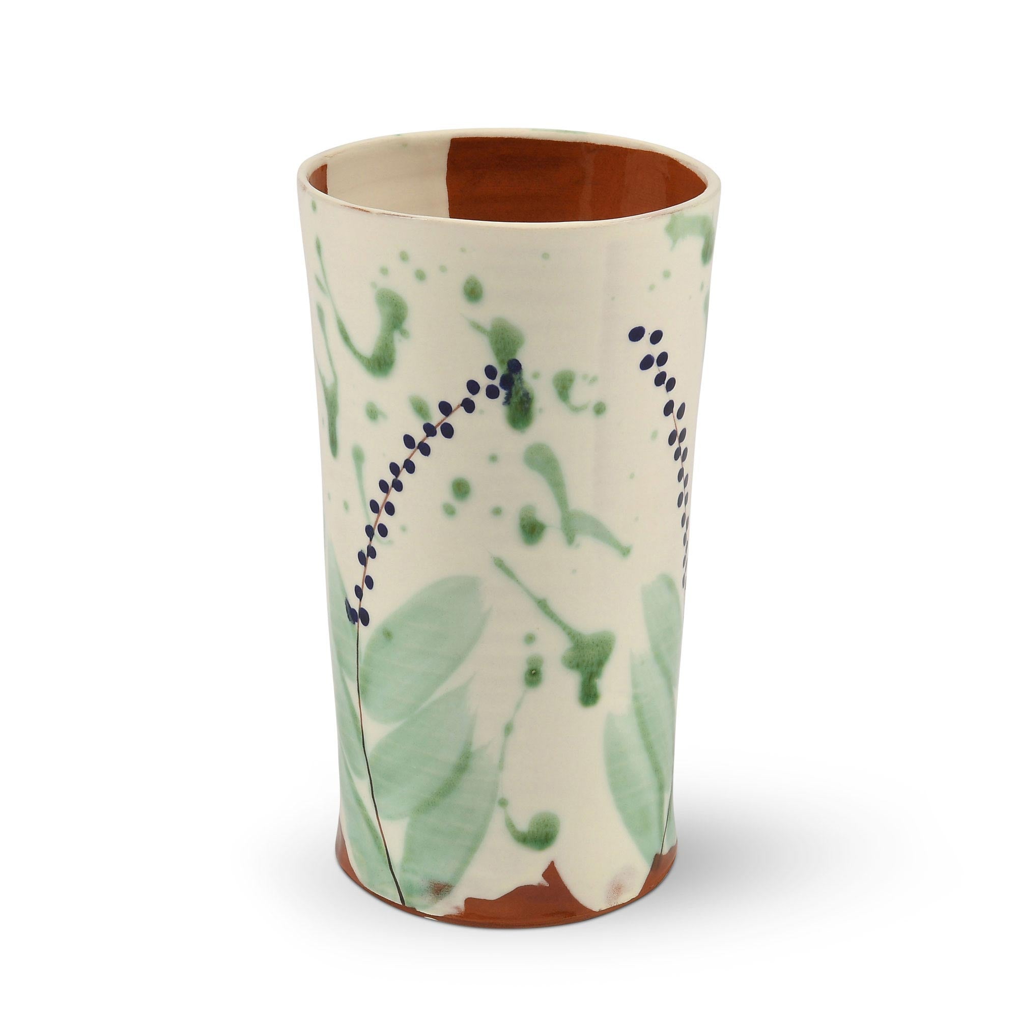 Ceramic Cylinder Vase With Motifs by Bkerzay – The Conran Shop
