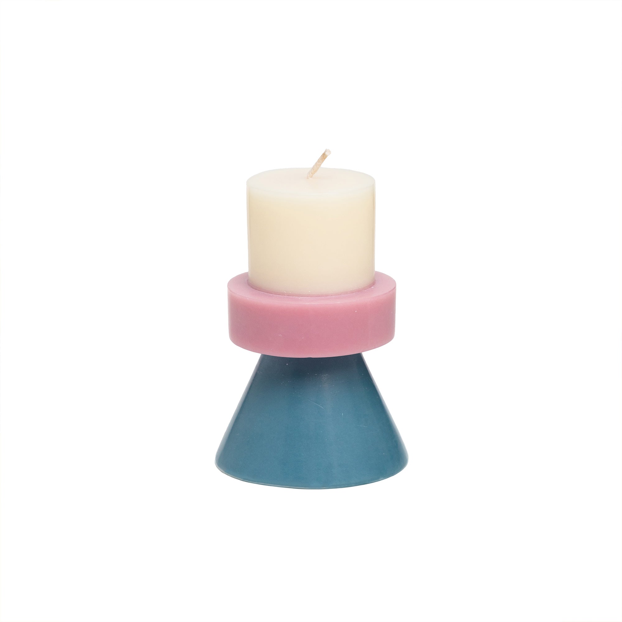 Mini Stack Candle D - Ivory, Lavender, Blue by Yod and Co – The Conran Shop