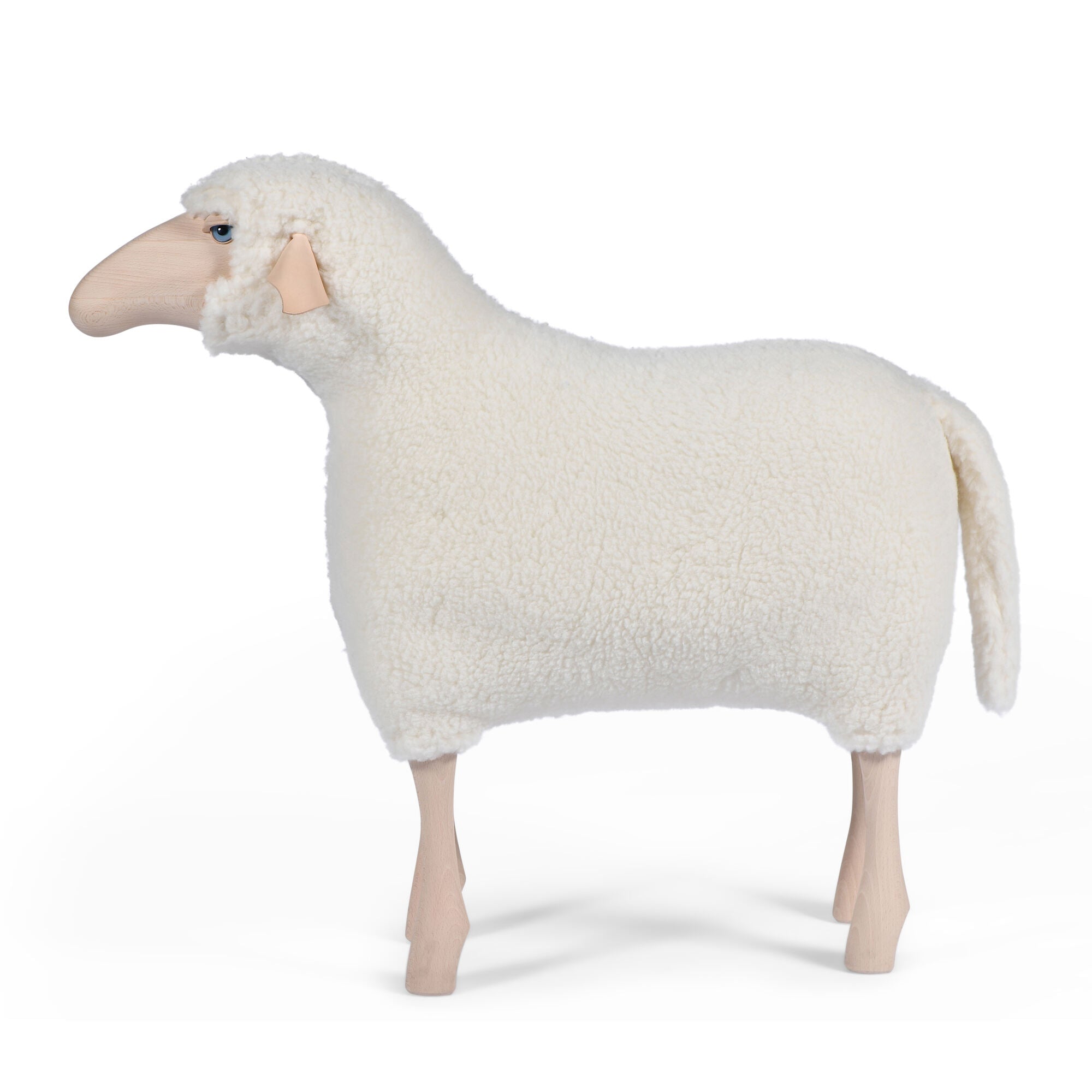 Sheep - White Wool Plush, Beech Wood – The Conran Shop