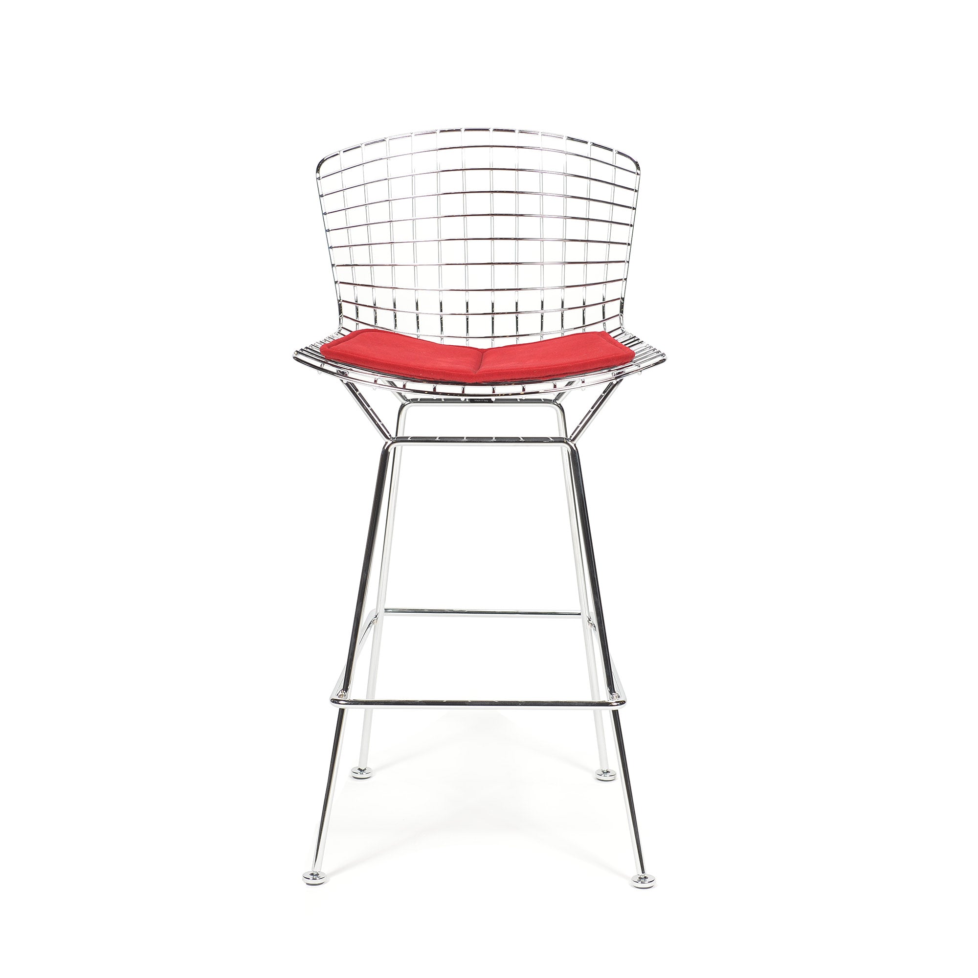 Bertoia Bar Stool - Dark Red by Knoll | The Conran Shop Kuwait