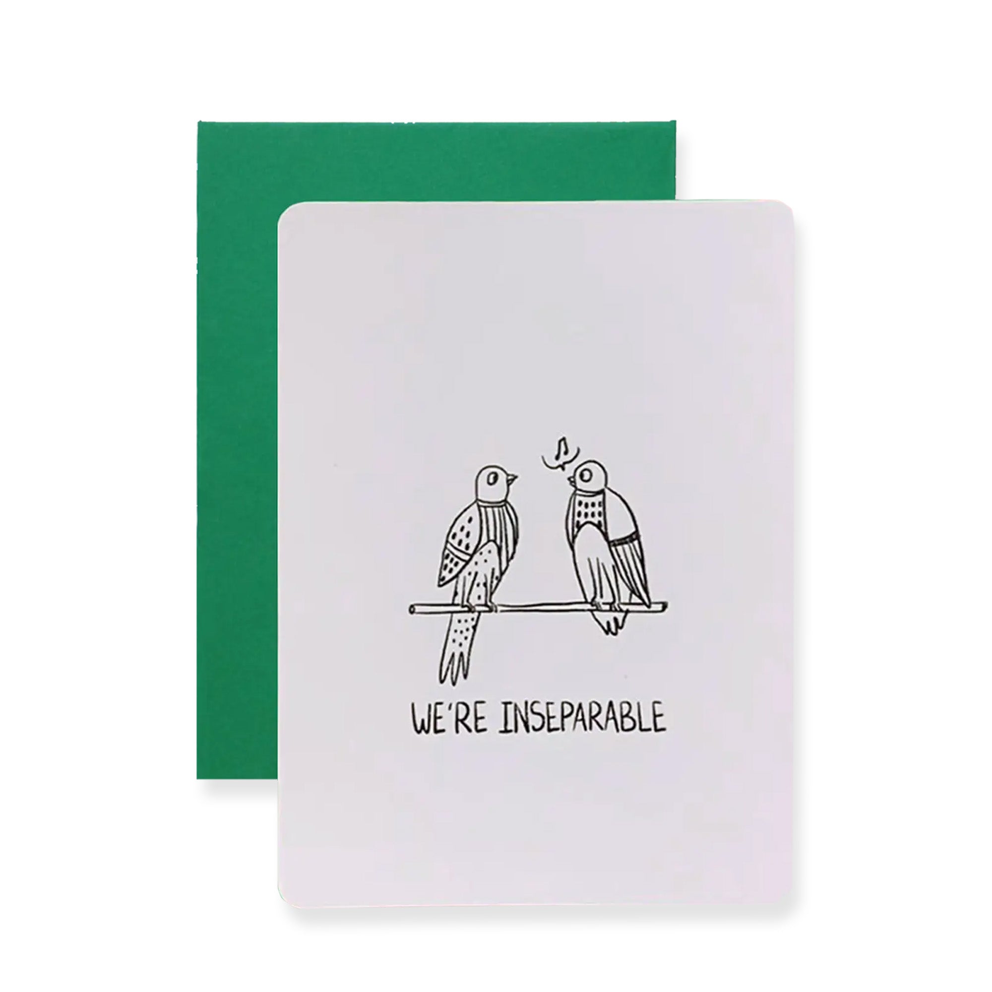 Inseparable Birds Greeting Card – The Conran Shop